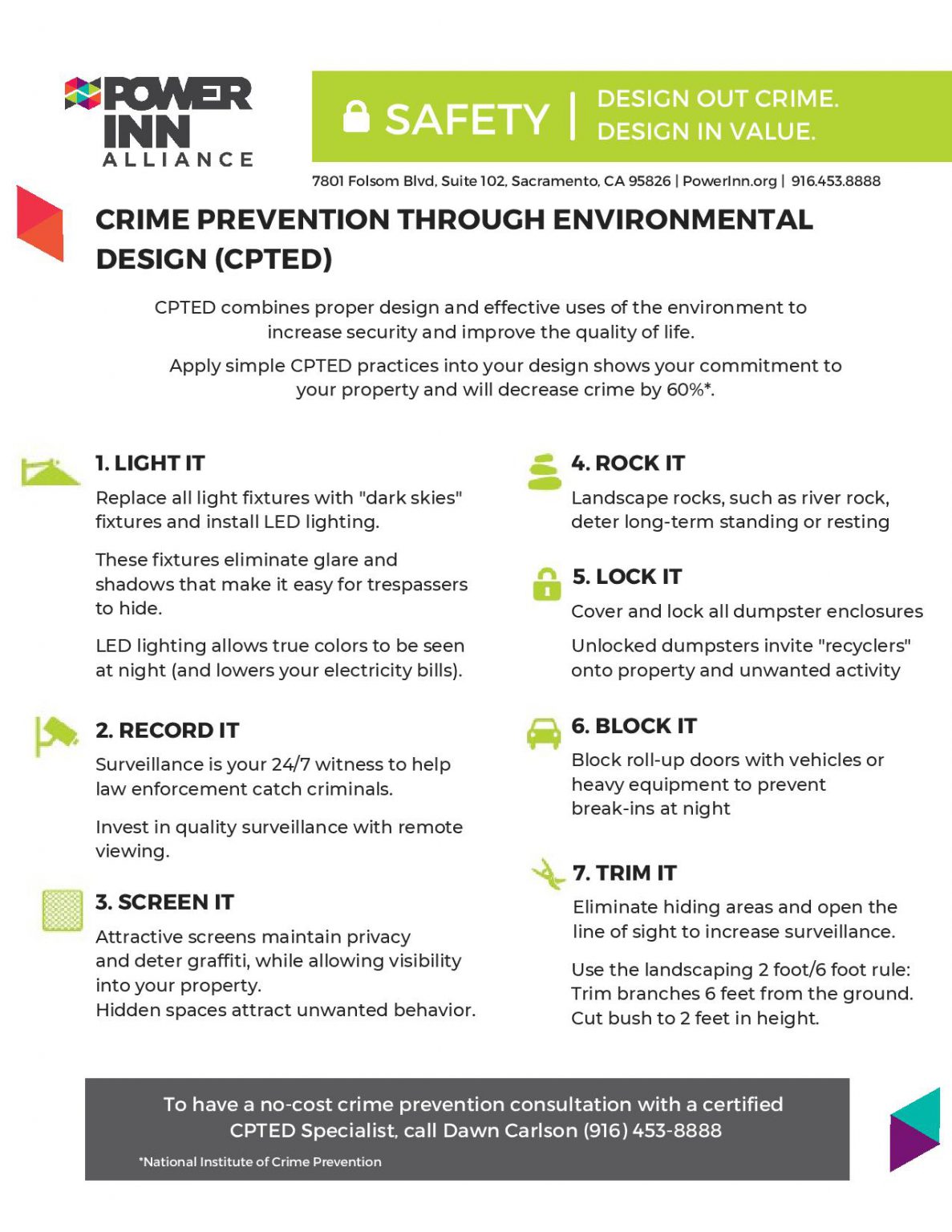 Crime Prevention Through Environmental Design (CPTED) - Power Inn Alliance